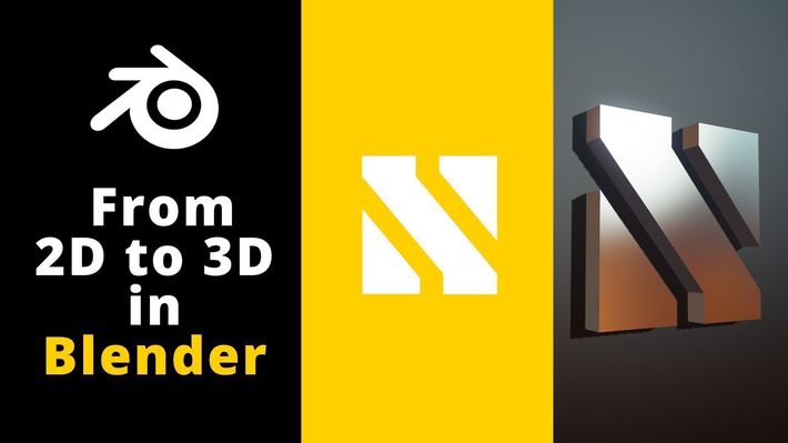 From 2D to 3D | Blender Tutorial
