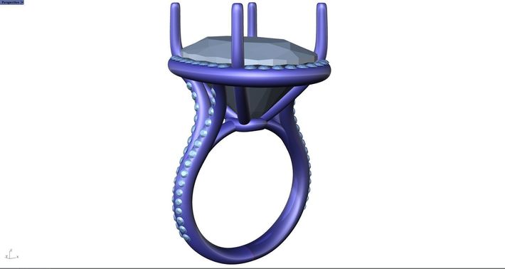 How To Design 3D CAD Jewelry Model Women Diamond Engagement Ring Course ...