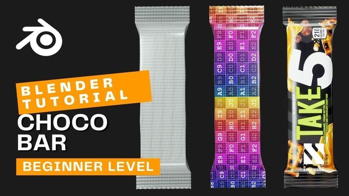 Chocolate Bar | Modeling, Unwrap and Texture | Blender Tutorial