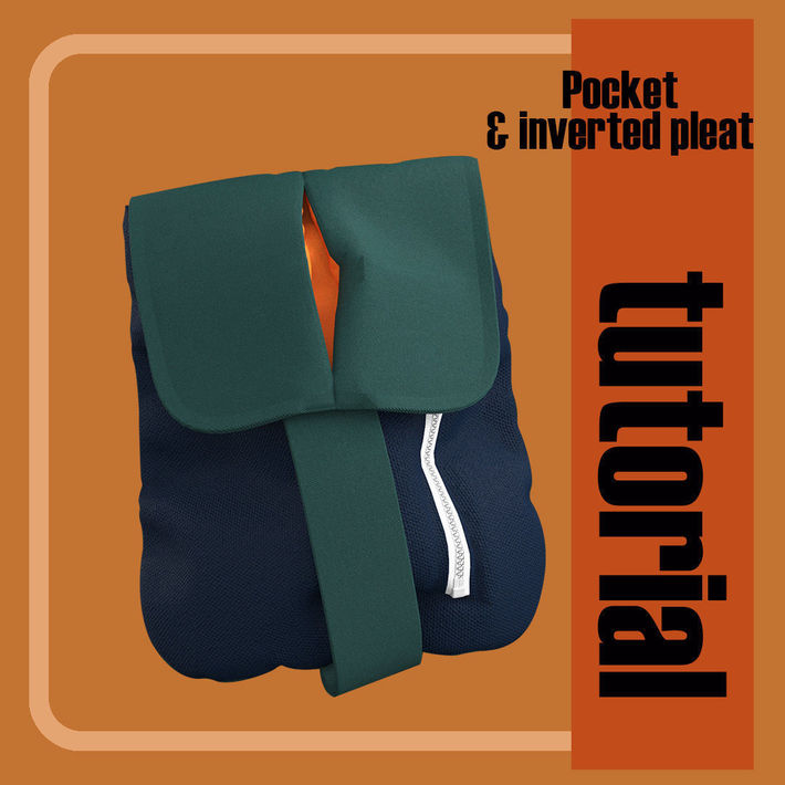 Marvelous Designer / Clo3d Tutorial of pocket