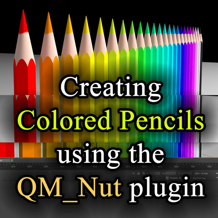 How to create Colored Pencils using QM_Nut plugin