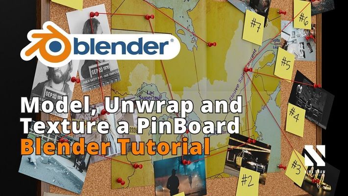 Police Pinboard | Blender Tutorial