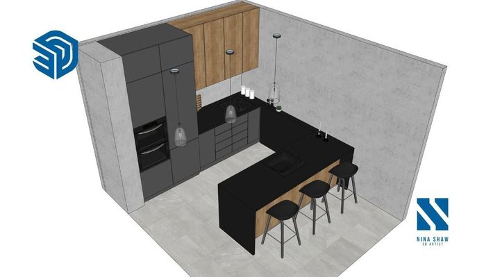 Kitchen | Sketchup Tutorial