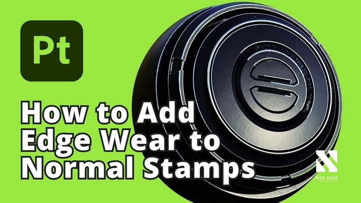 How to Add Edge Wear to Normal Stamps | Substance Painter Tutorial