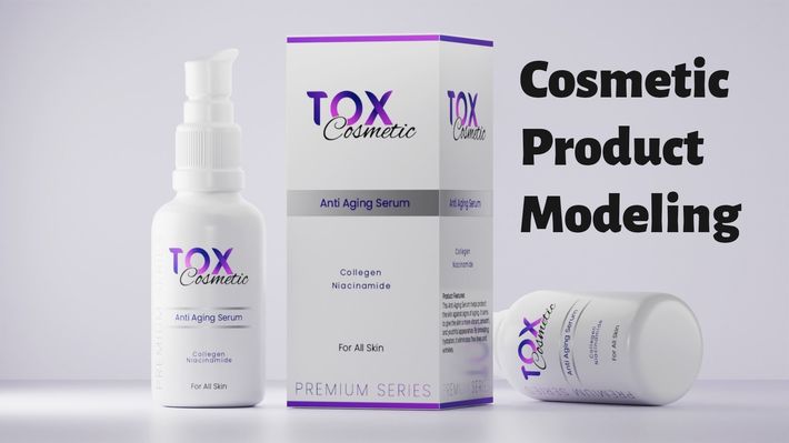 Cosmetic Products Modeling | Time Lapse | #blender #modeling