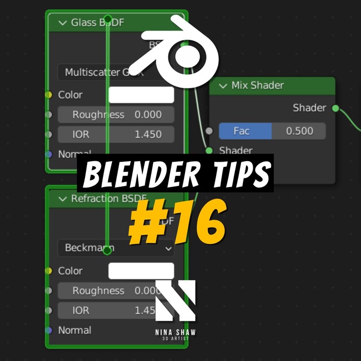 Blender Tip16 How To Connect Automatically 2 Nodes With One Click In