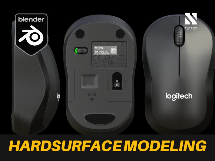 Optical Mouse | Hardsurface Modeling | Blender Tutorial Optical Mouse | Hardsurface Modeling | Blender Tutorial