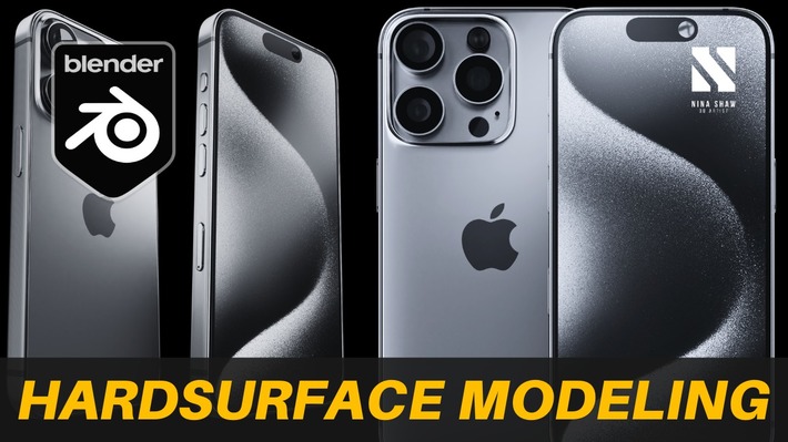 Iphone15 | Hardsurface Modeling | Blender Tutorial Iphone15 | Hardsurface Modeling | Blender Tutorial