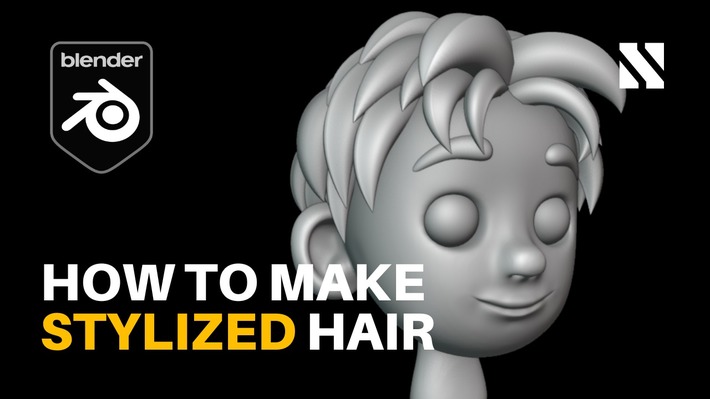How to make Stylized Hair in Blender