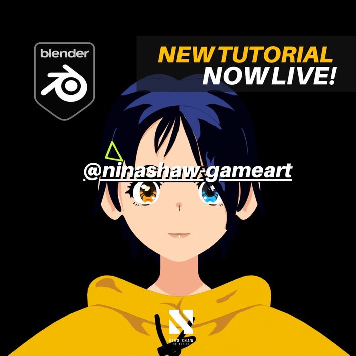 Part#1 | Ai Ohto Anime Character Modeling | Blender Tutorial