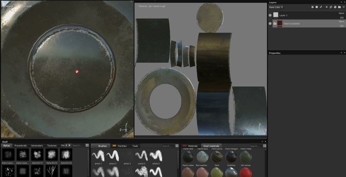 How to add alphas to Blender model with Substance Painter | CGTrader