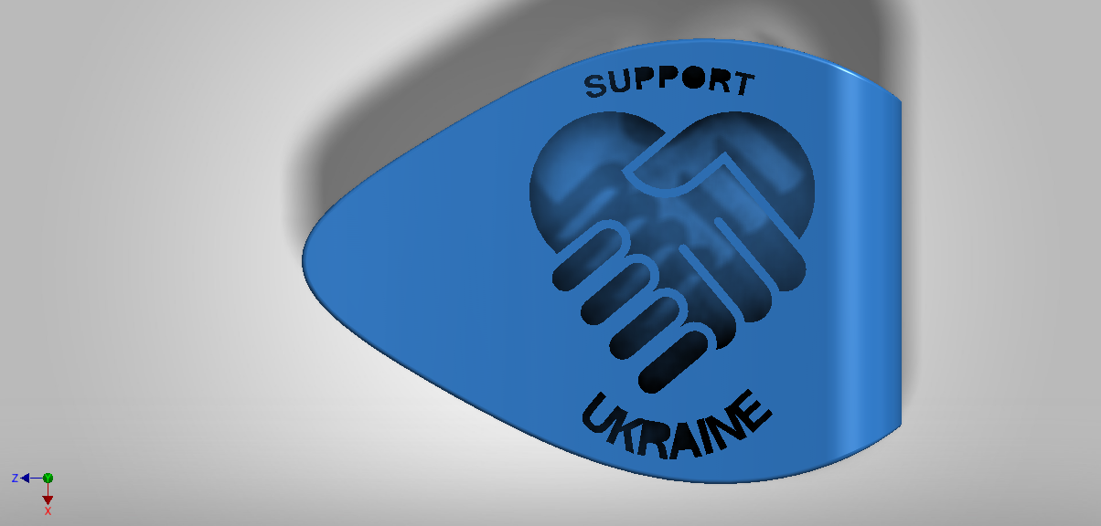 Support Ukraine With A 3D Printable Badge - Blog | CGTrader