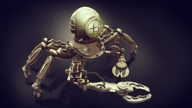 Best 3D Robot Concept Models Announced - Blog | CGTrader